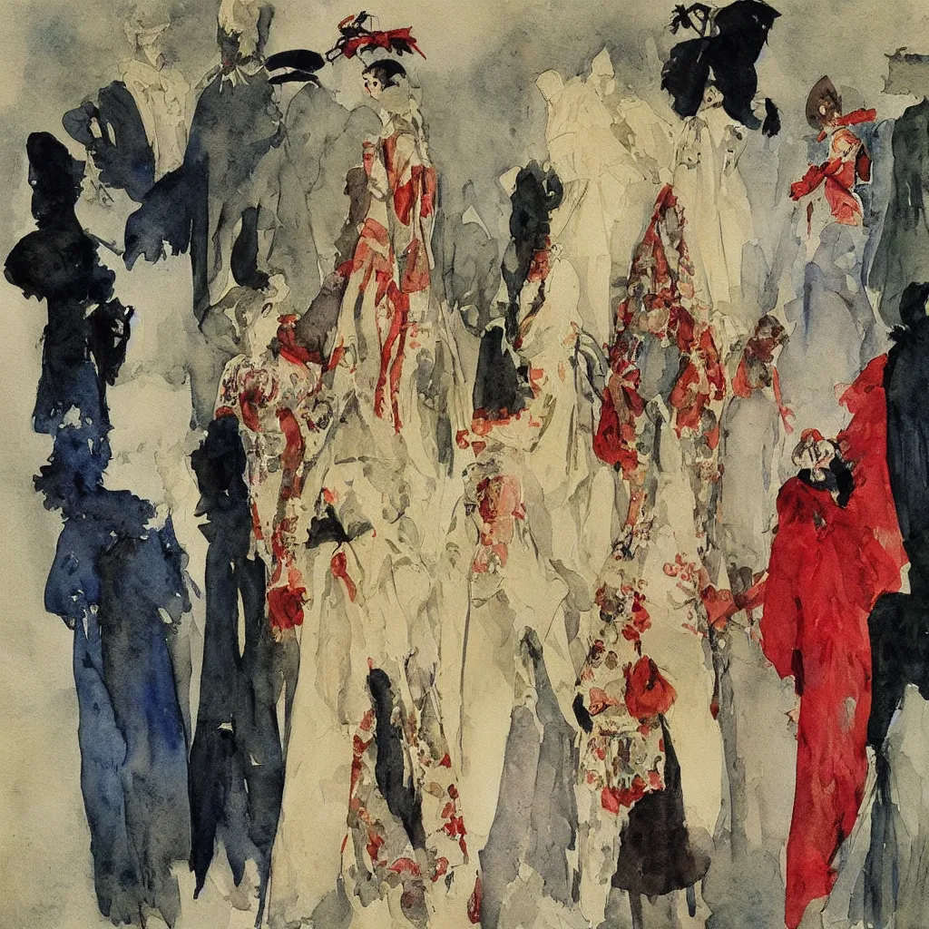 Leon Bakst Watercolor