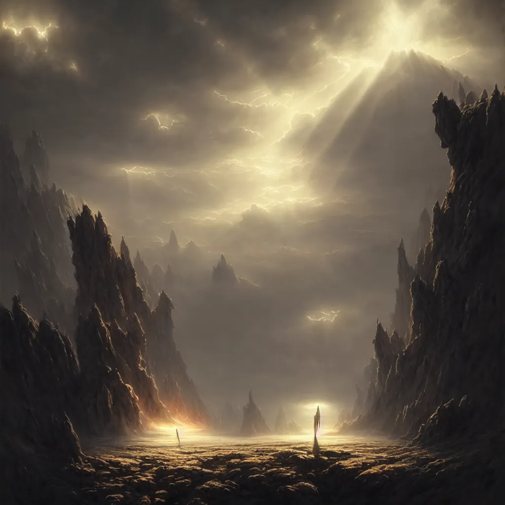 Dark Desolate Landscape