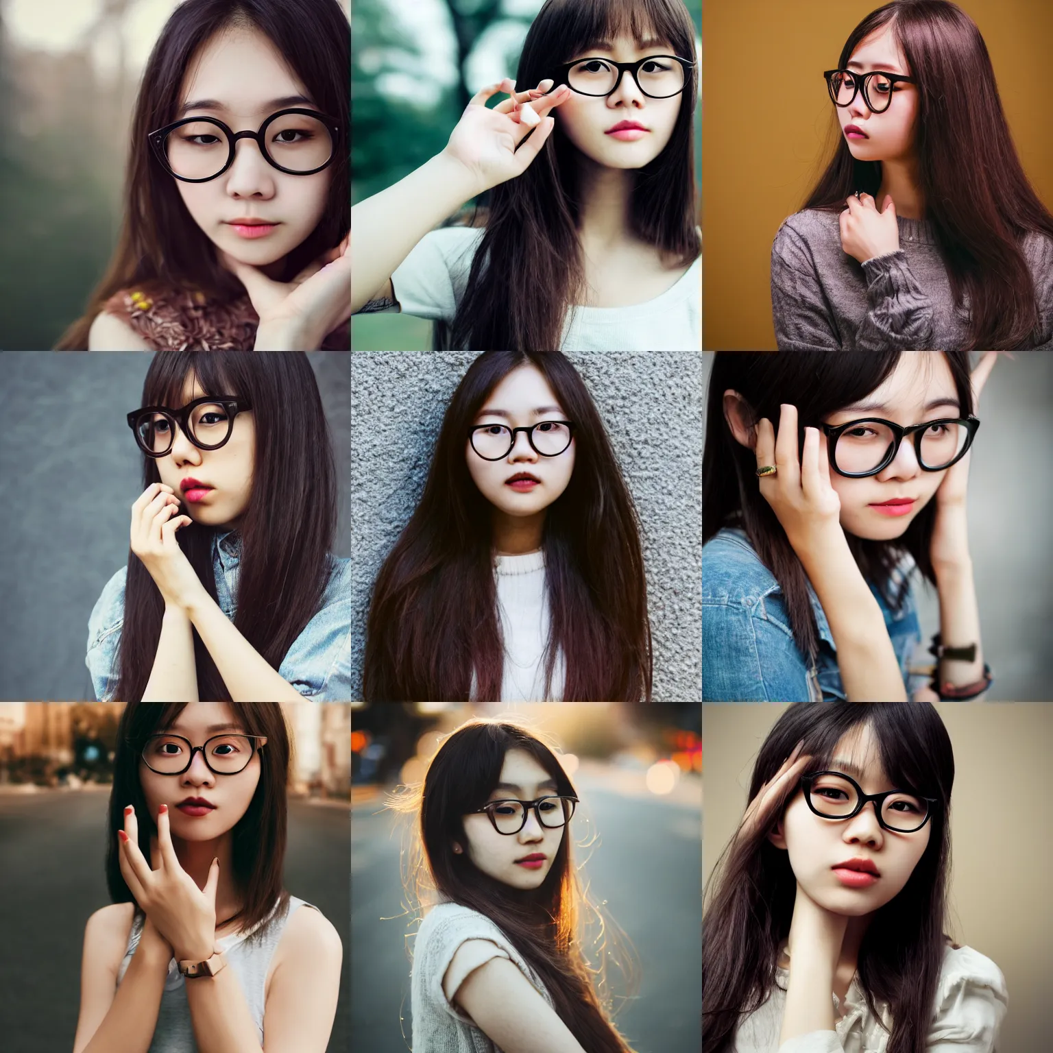 Korean Girls Fashion Style Face