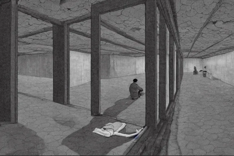 2 Point Perspective Prison