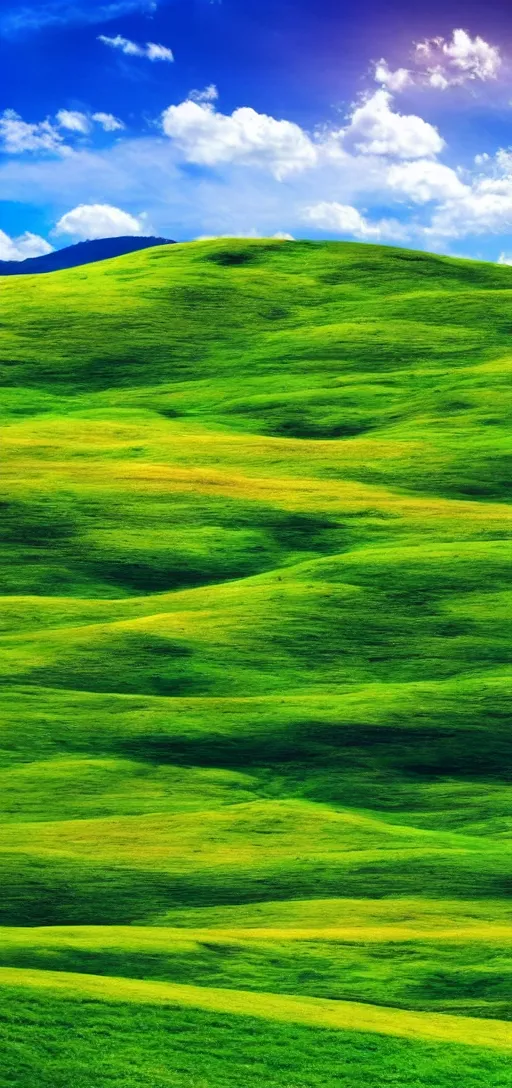 Green Rolling Hills Wallpaper