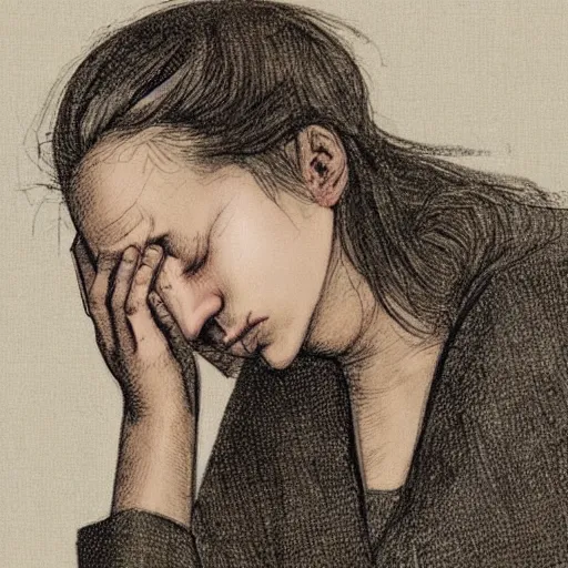 Drawing Eyes Rolled Back