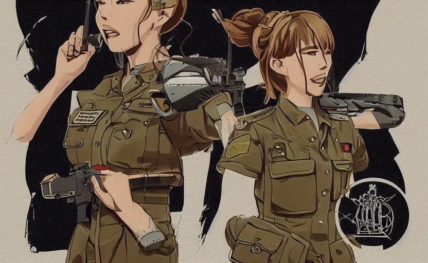 Anime Military Soldier