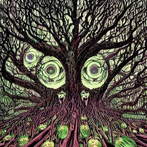 Trippy Tree Sketch