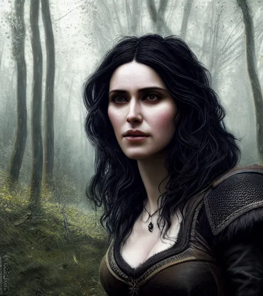 Krea 5 5 Mm Close Up Portrait Photo Of Anya Chalotra As Yennefer Of