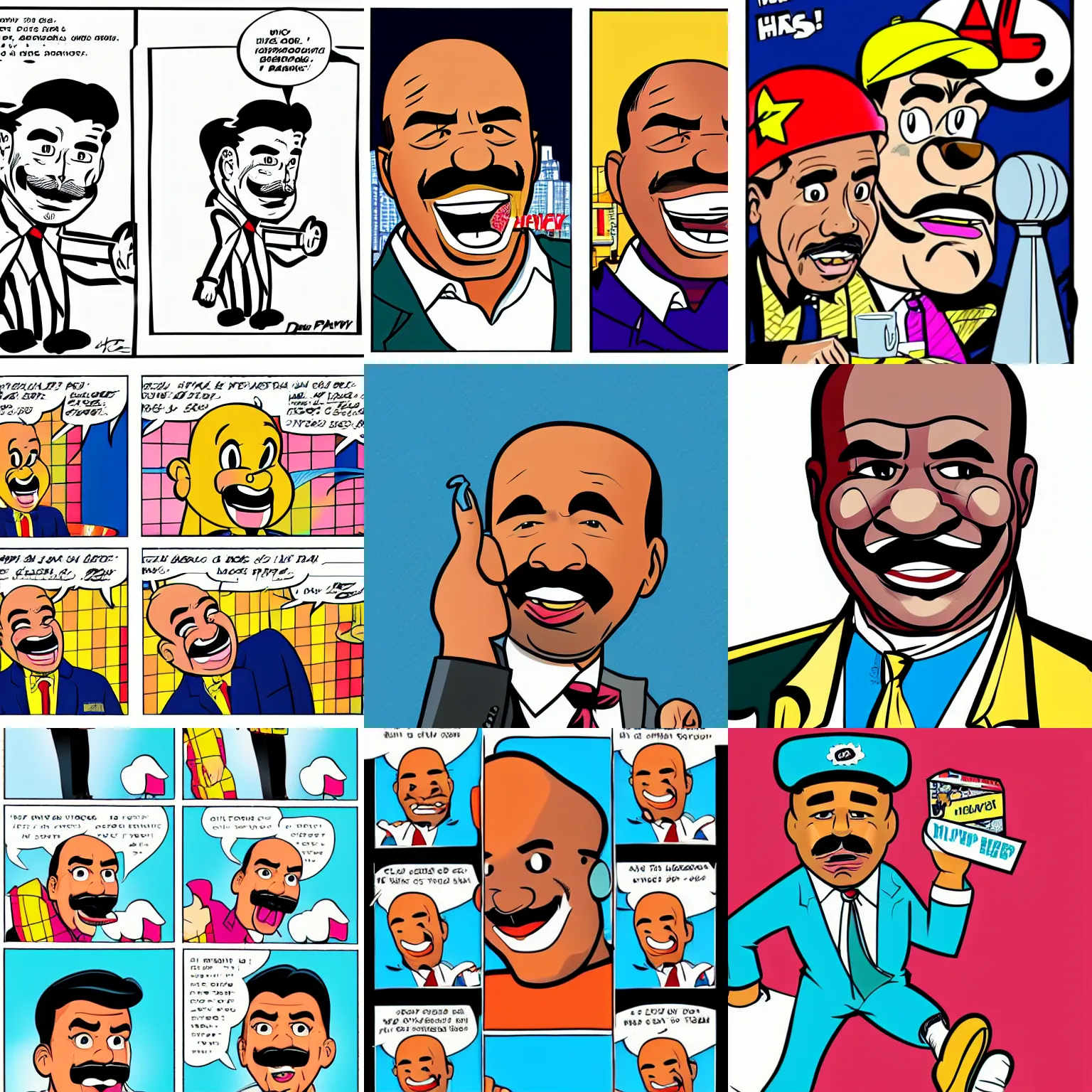 Steve Harvey Cartoon