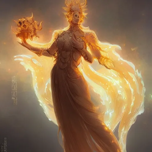 Fire Elemental Anime Girl
