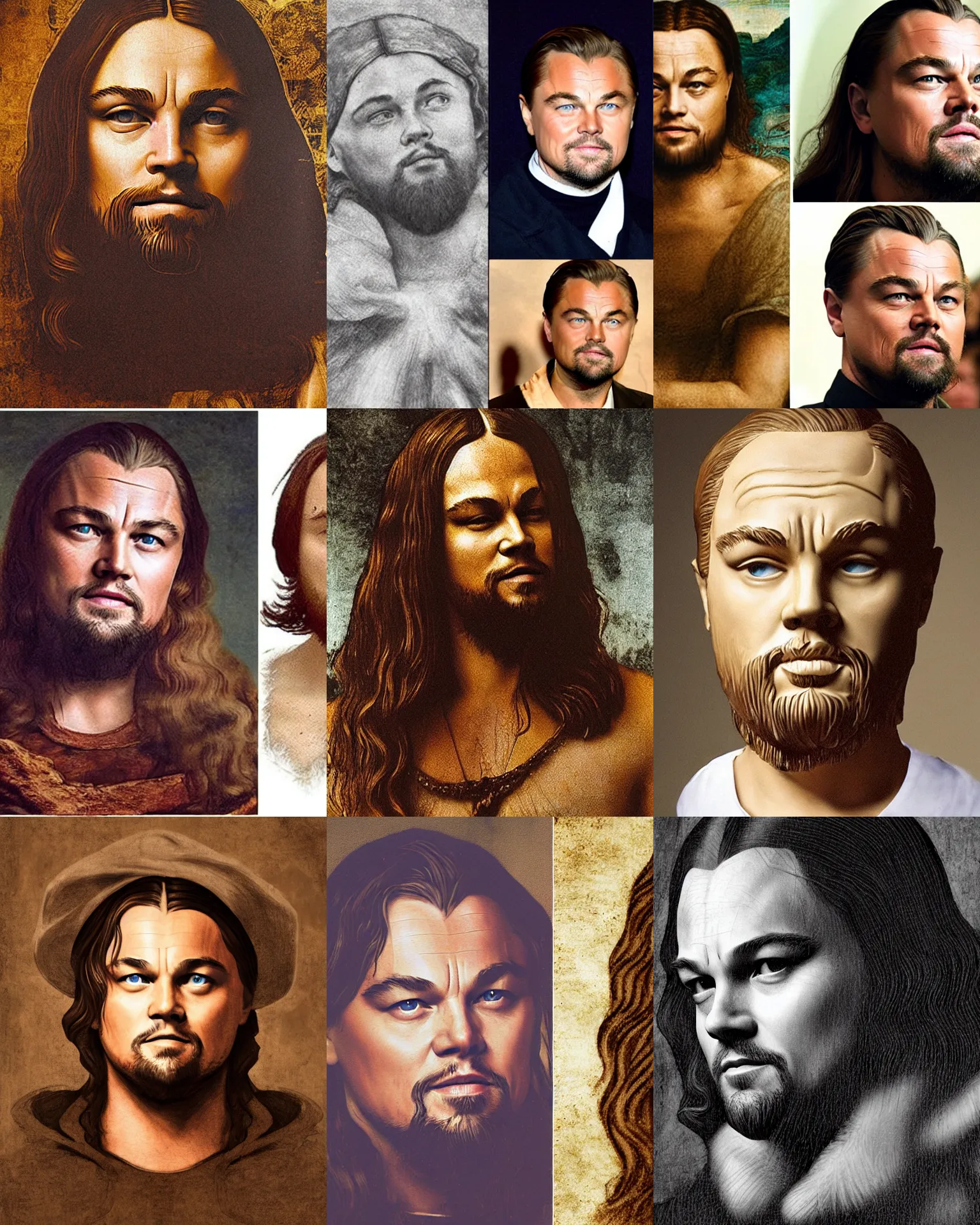 Leonardo Dicaprio Crying Collage