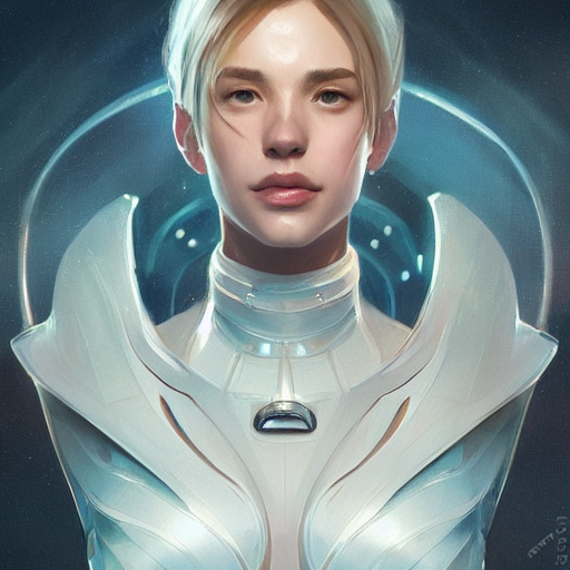 sci-fi portrait of Victor Nikiforov character, elegant, highly detailed ...