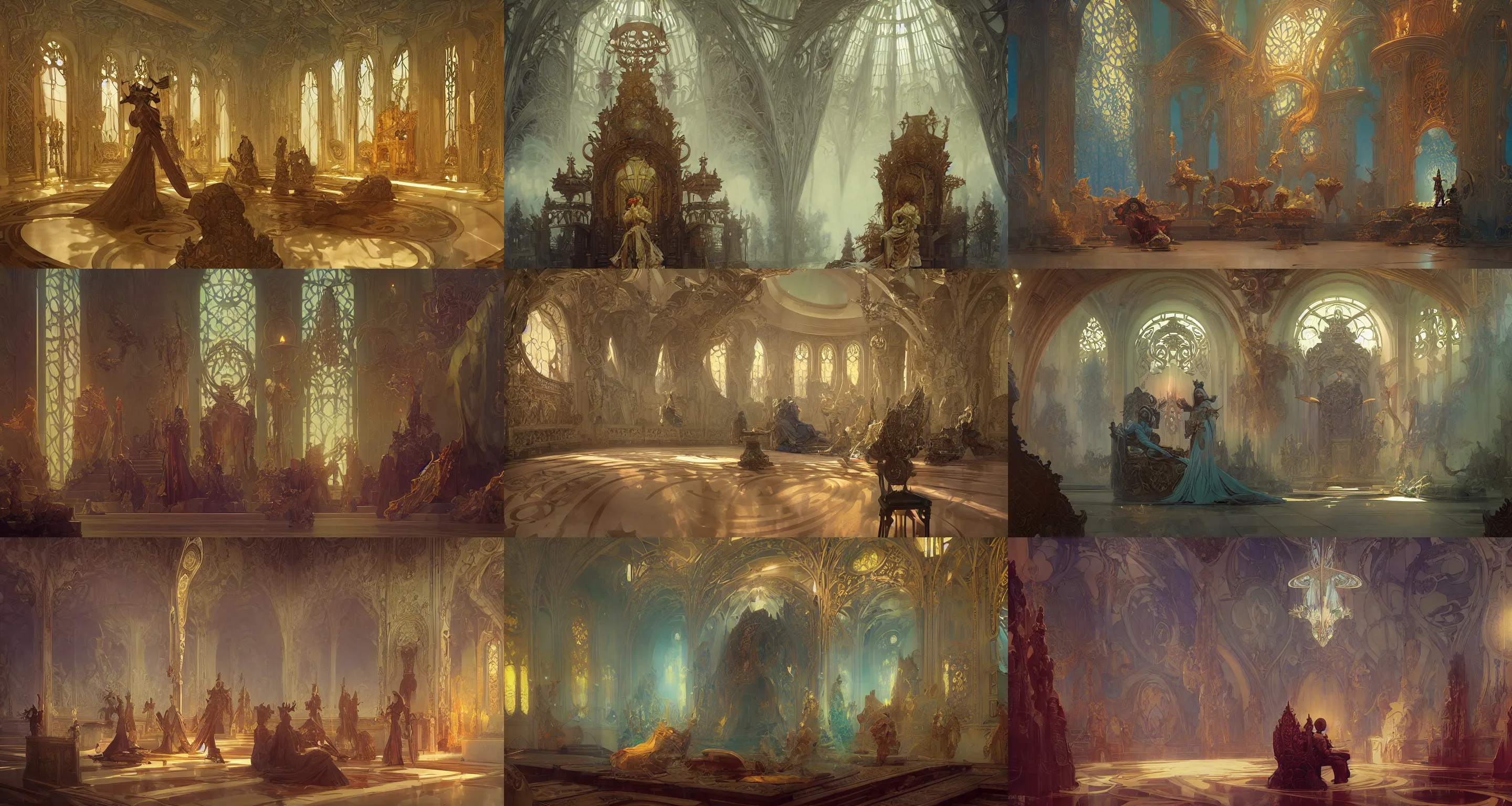 Throne Room Concept Art