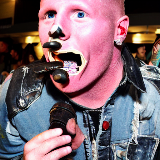 Corey Taylor With Duct Tape On His Mouth