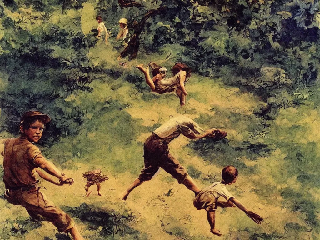 Huck Finn Illustrations Color