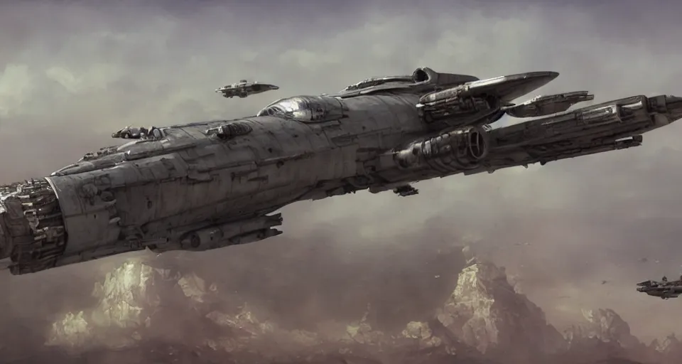 Dieselpunk Spaceship