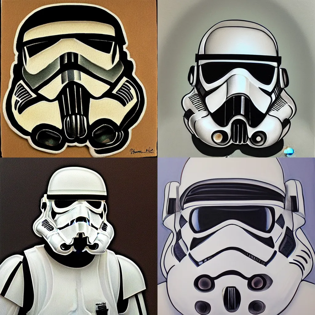 Stormtrooper Helmet Vector