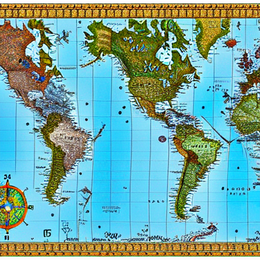 realistic anbennar world map, 4k, hyper detailed.