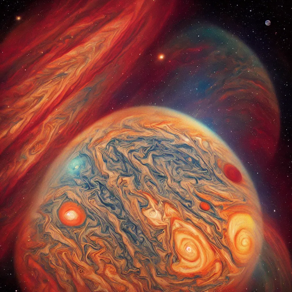 Jupiter Sun Painting