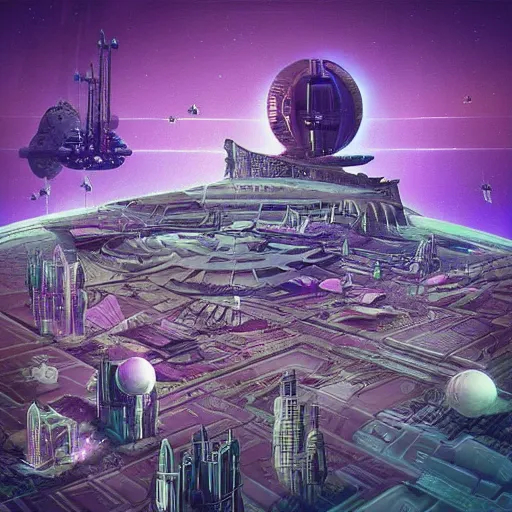Science Fiction Space City