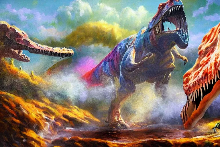 Tyrannosaurus Rex Painting