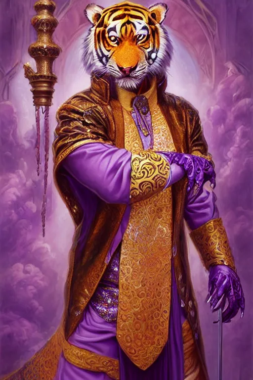 Anthropomorphic Tiger
