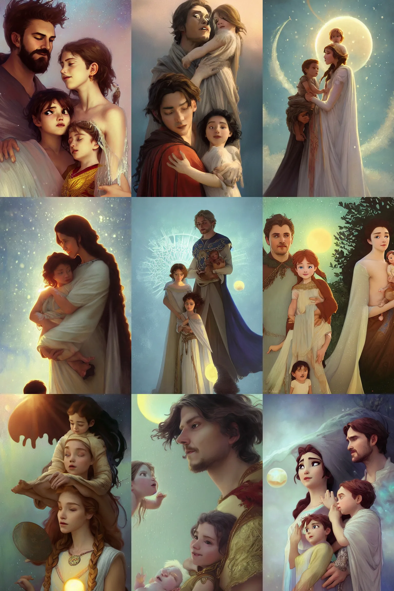 Frozen Family Portrait