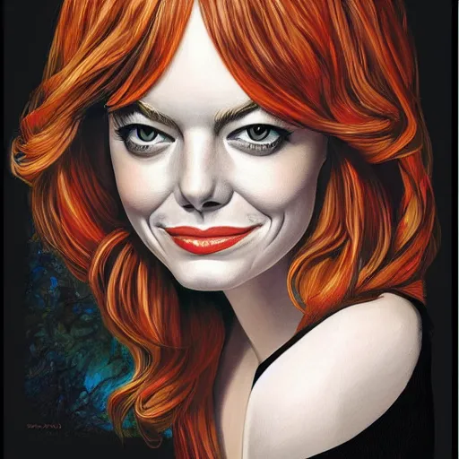 Emma Stone Drawing