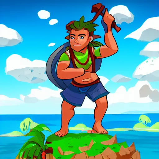 Island Boy Cartoon