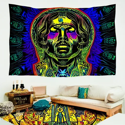 Jim Morrison Psychedelic Art