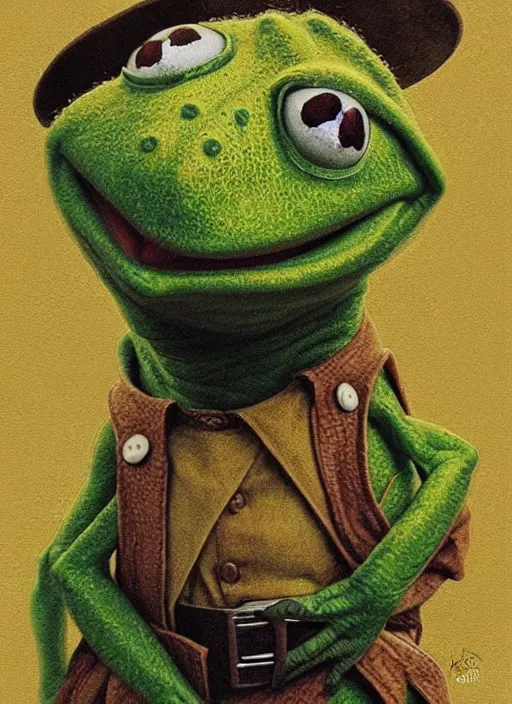 Kermit Astronaut Color