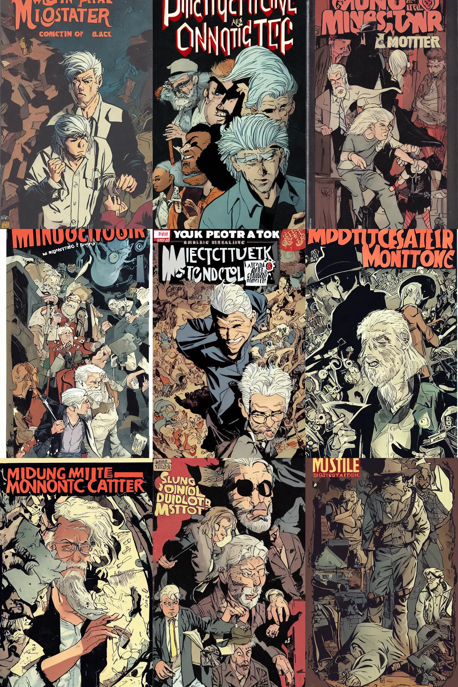 Monster Comic Book Art