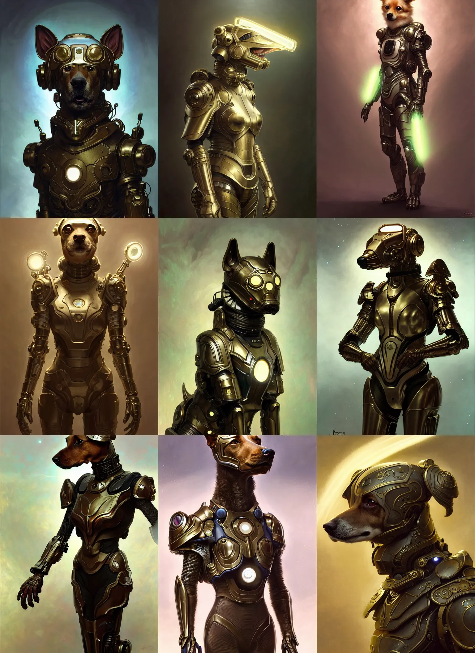 Anthropomorphic Dog