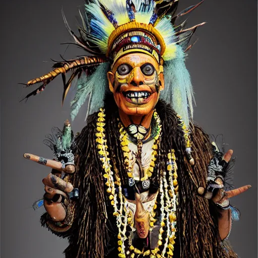 Voodoo Priest Makeup