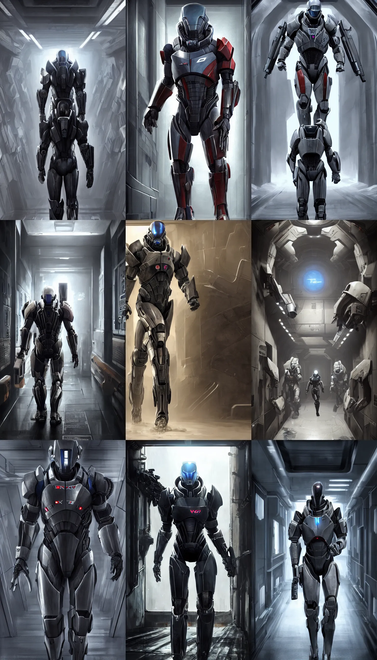 Mass Effect Armor Concept Art