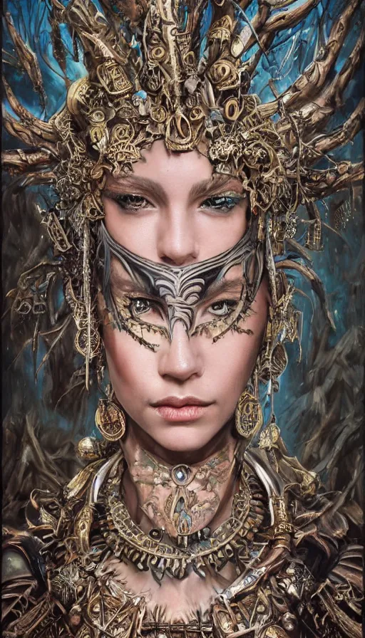 Female Warrior Mask