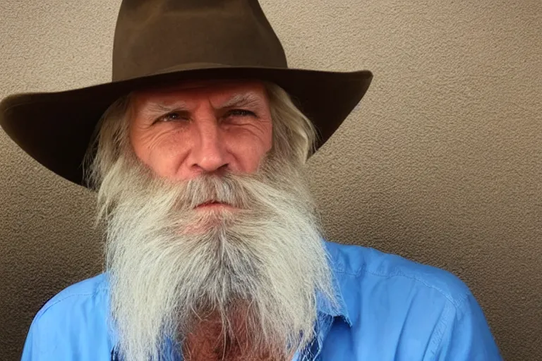 Huge White Beard