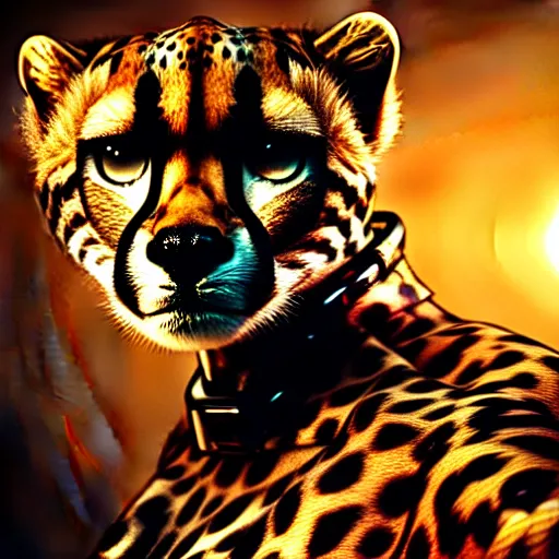 Anthropomorphic Cheetah