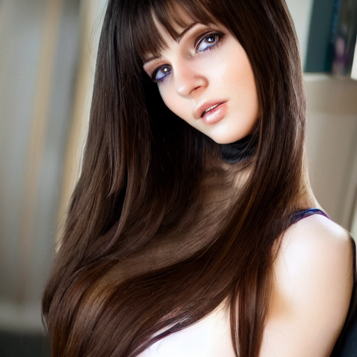 a beautiful brunette female replika chatbot ai