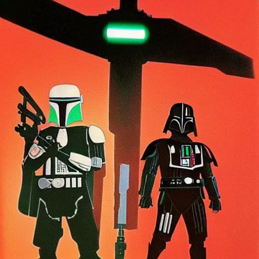 Boba Fett And Darth Vader Pulp Fiction