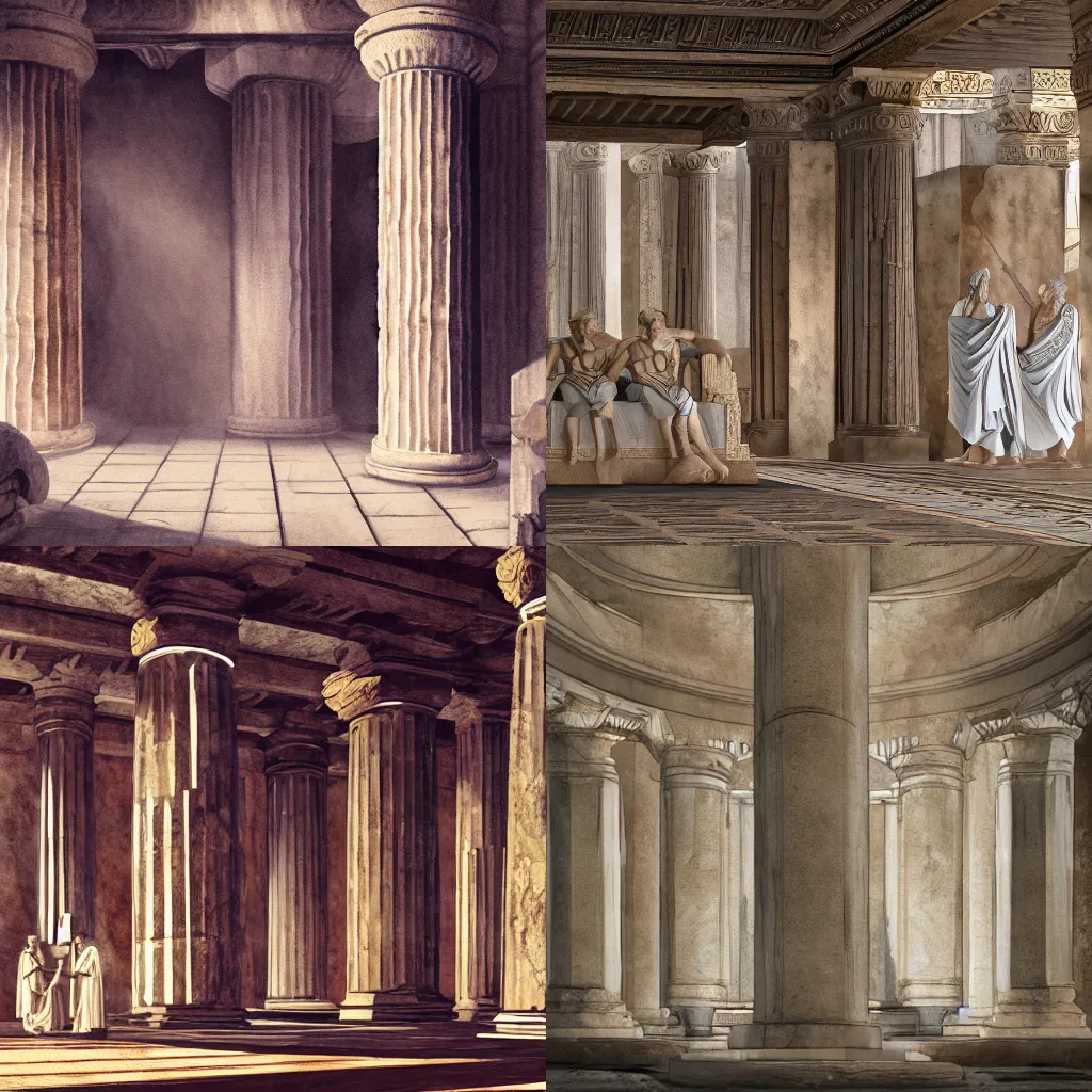 Fantasy Greek Temple