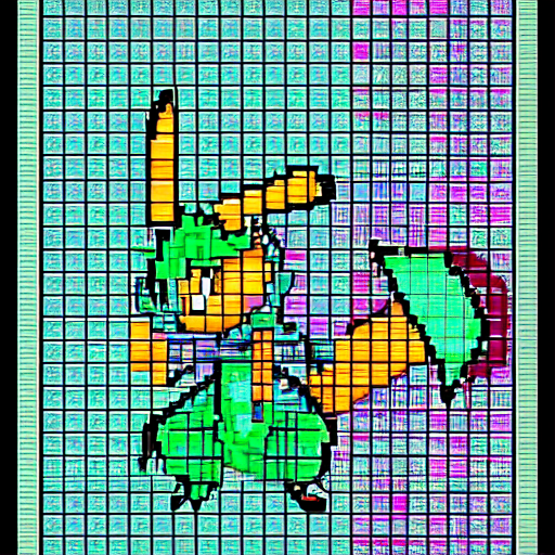 new pokemon 8 bit style