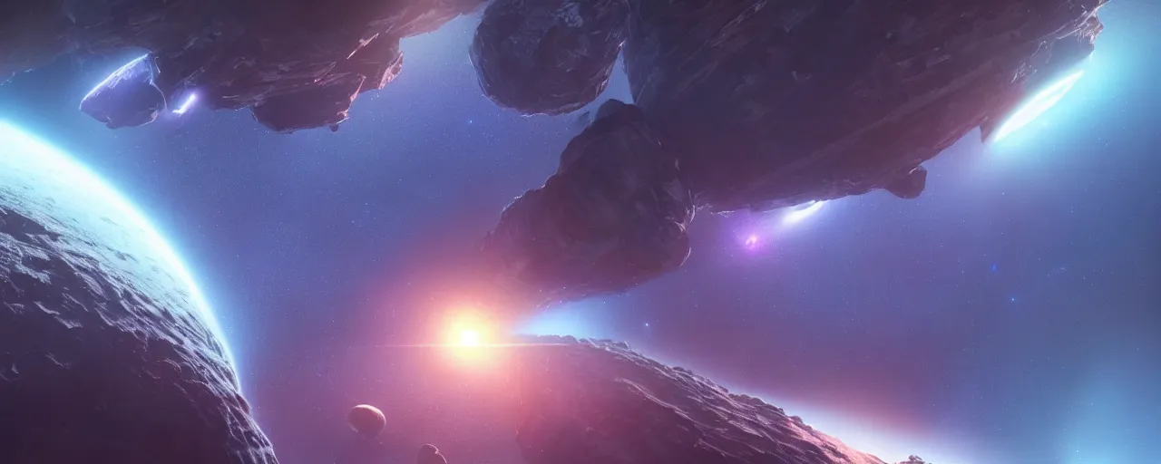 Cool Asteroid Pictures With Colors