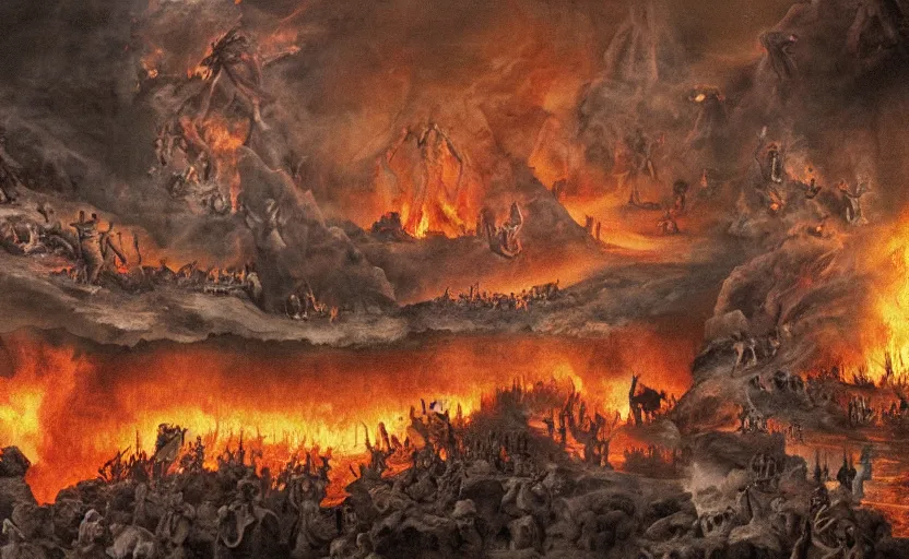 KREA - a detailed matte painting of the most disturbing depiction of ...