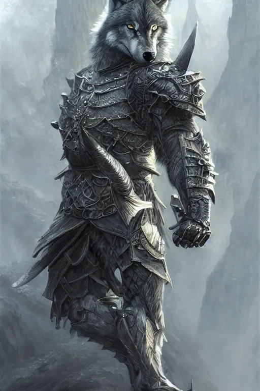 Wolf Warrior Drawing