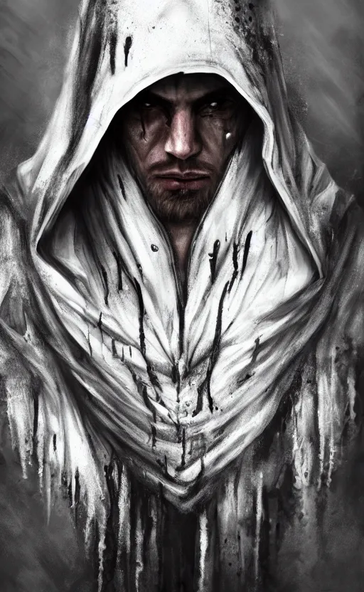 Hooded Assassin Drawing