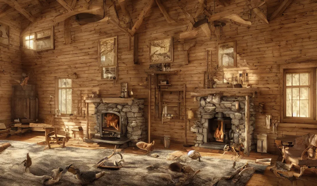 Hunting Cabin Interior Photos | Cabinets Matttroy