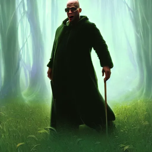 KREA - A film still of Winnie the Pooh as Morpheus in the Matrix, D&D ...
