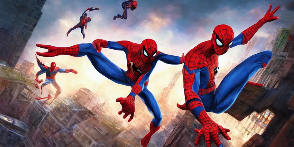 Spiderman Comic Render