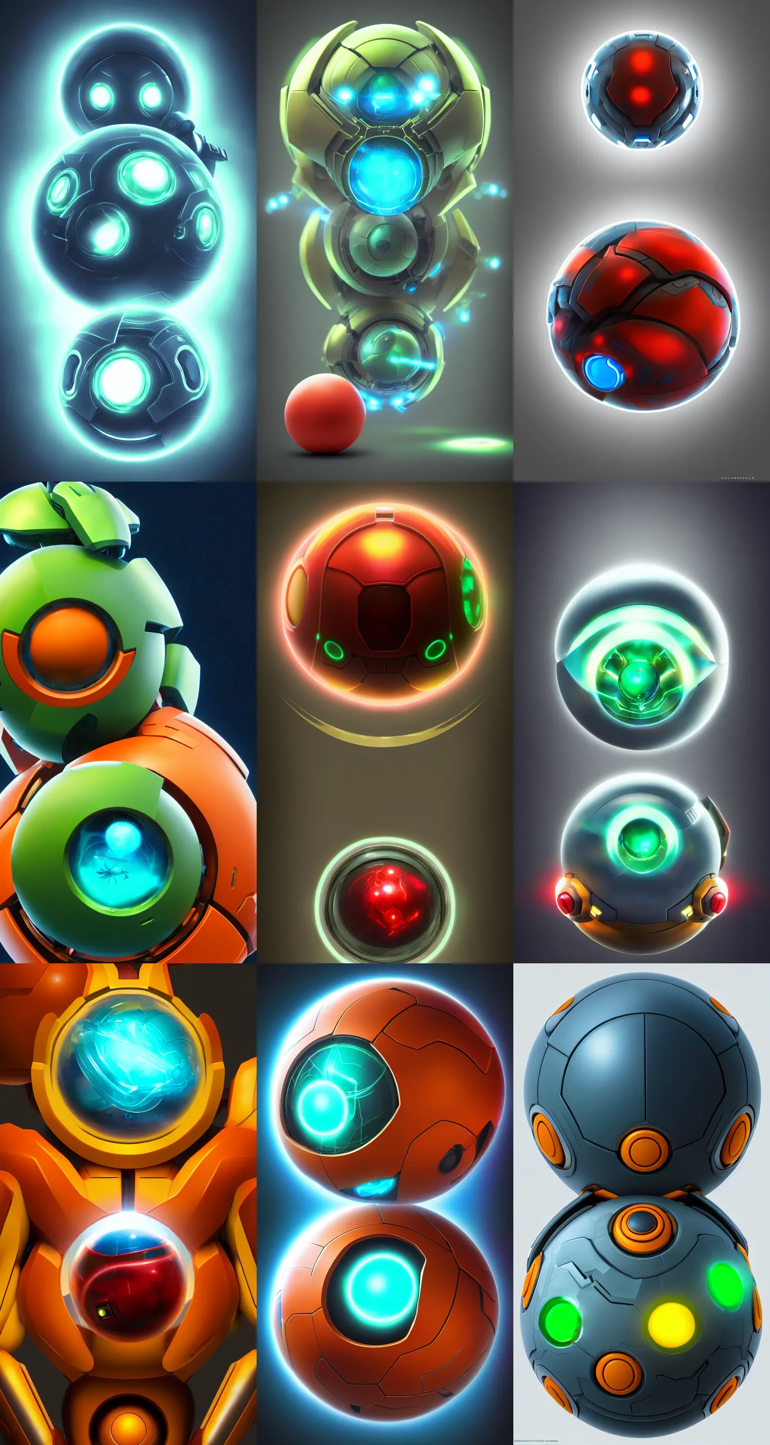 KREA - metroid, morph ball, nintendo, concept art, wallpaper, desktop ...