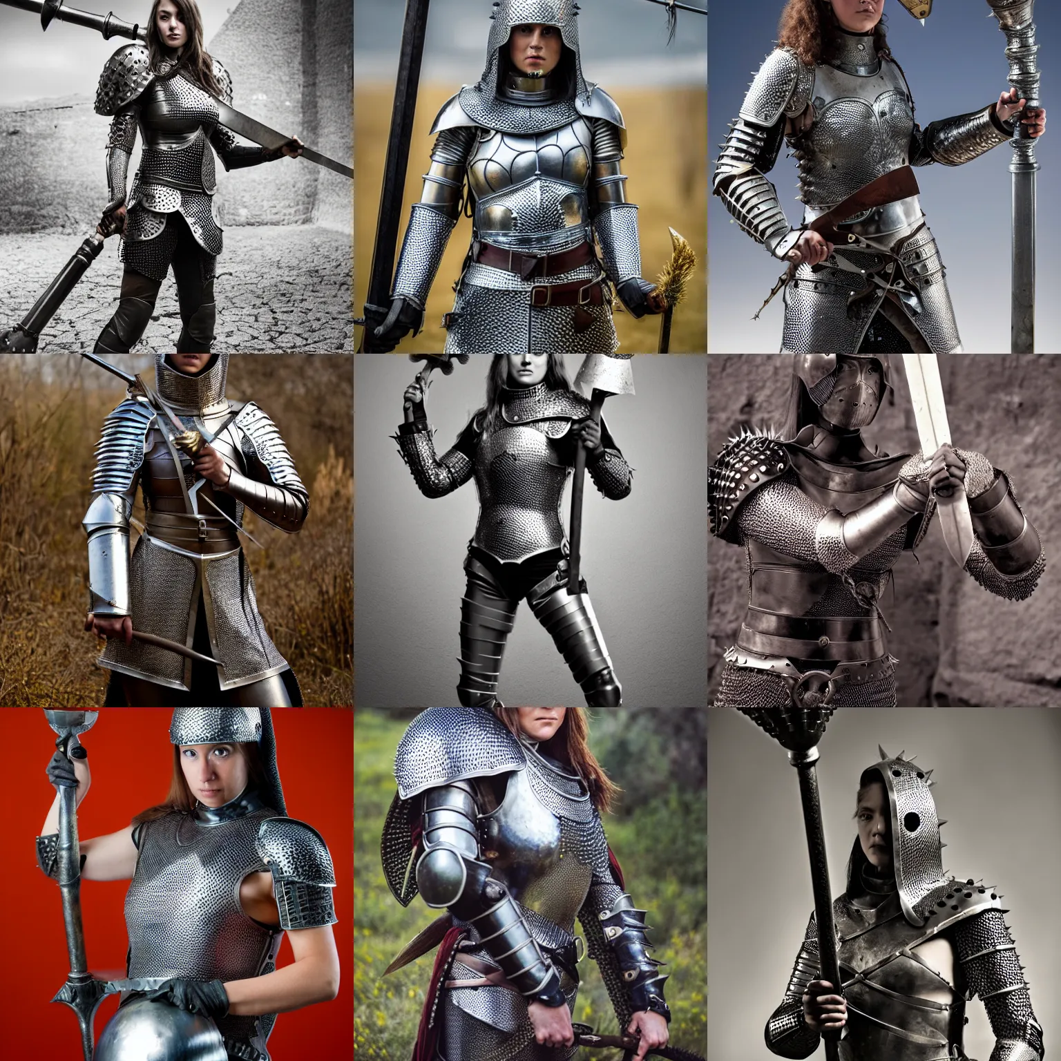 Female Medieval Knight