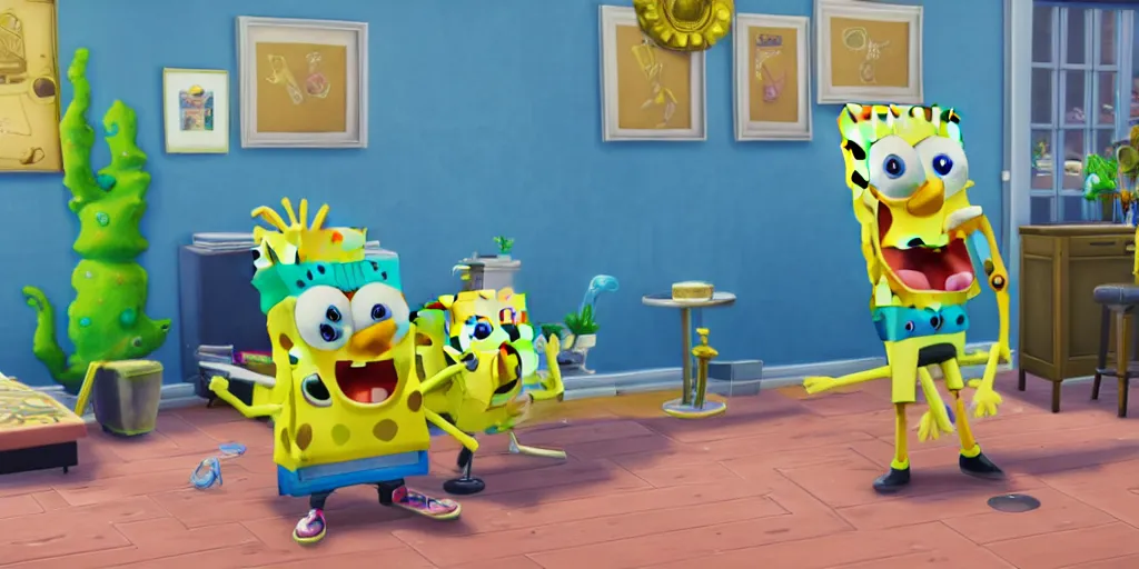 KREA SpongeBob Stuck In Sims 4 Octane Render 4k 8k Unreal 5 Very krea-spongebob-stuck-in-sims-4-octane-render-4k-8k-unreal-5-very