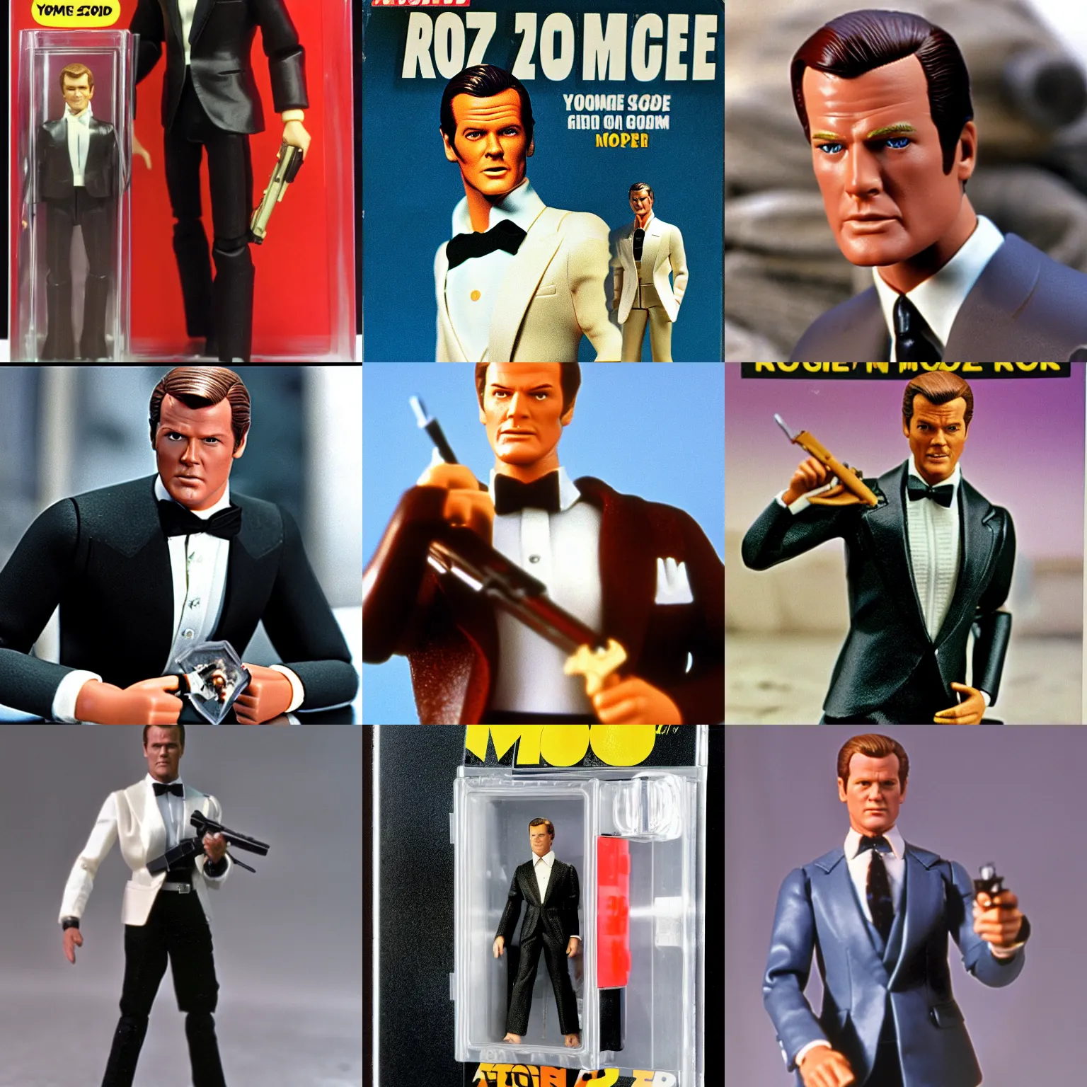 Young Roger Moore James Bond
